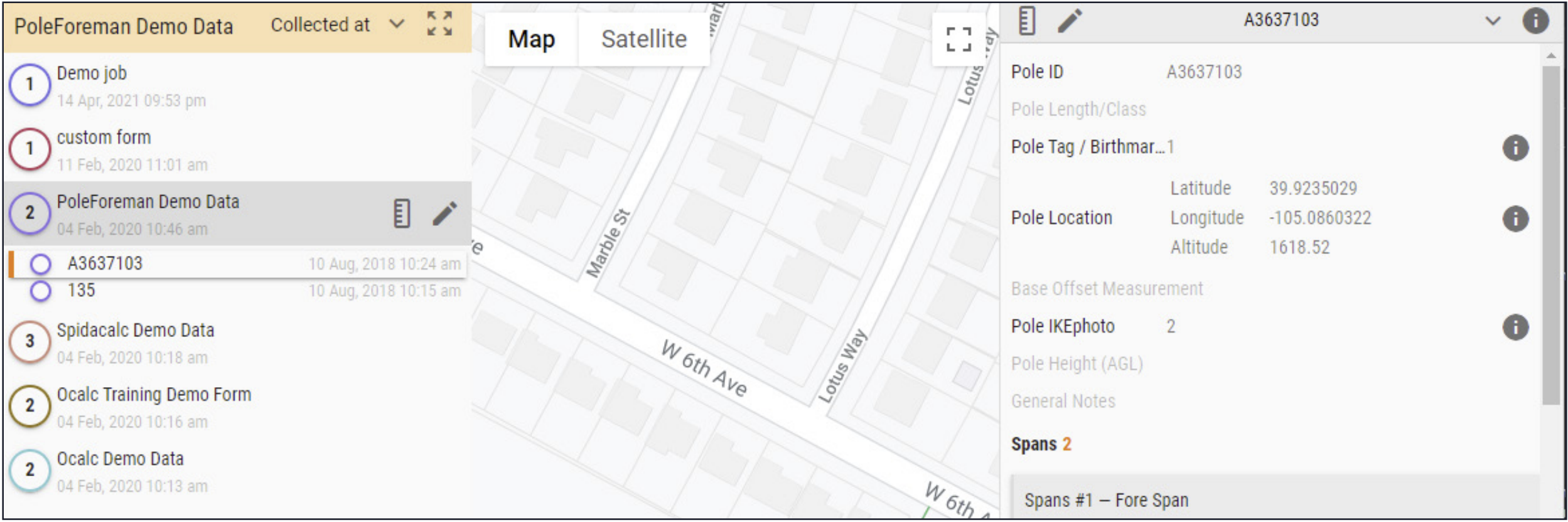 Opening the Measurement Screen for a Collection – ikeGPS Support