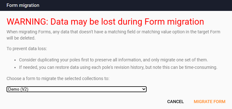 How to Use Basic Form Migration in IKE Office Pro – ikeGPS Support